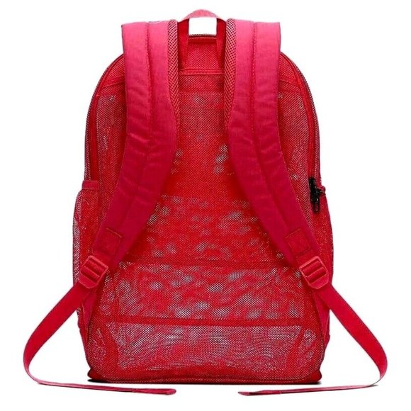 Nike | Bags | Nike Brasilia 9 Mesh See Through Backpack Bookbag School ...